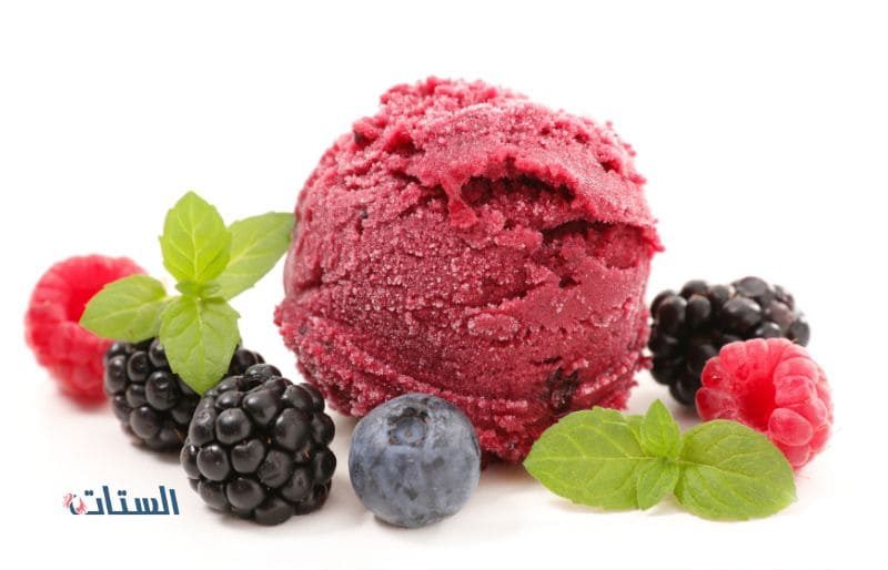 اسهل طريقة لعمل ايسكريم توت بالحليب - مجلة الستات